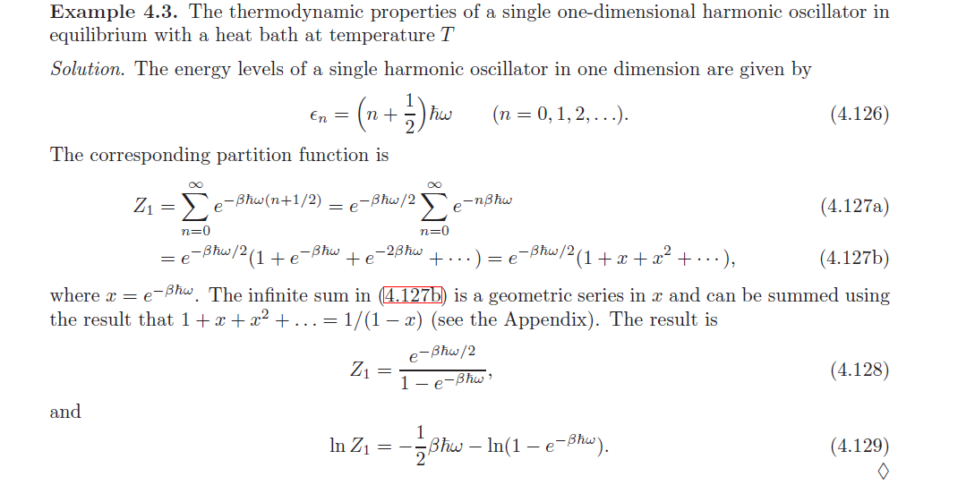 Solved Problem 4.50. One-dimensional harmonic oscillators in | Chegg.com