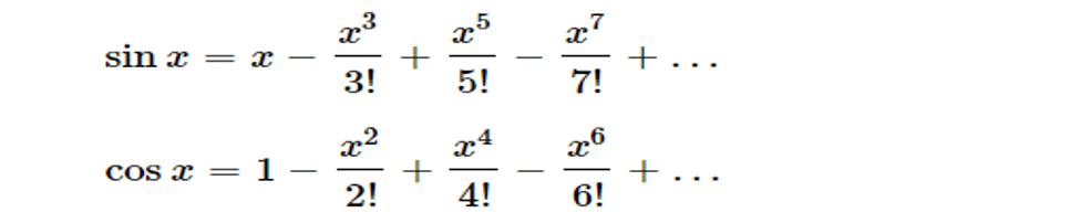 Solved Write two functions sin and Cos in Python that | Chegg.com