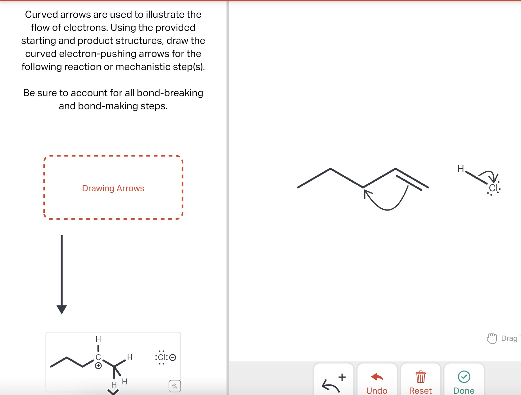 Solved Curved arrows are used to illustrate the flow of | Chegg.com