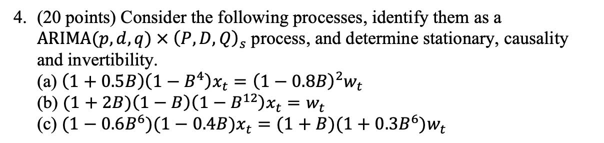 Solved by an EXPERT (20 ﻿points) ﻿Consider the following processes, | Chegg.com