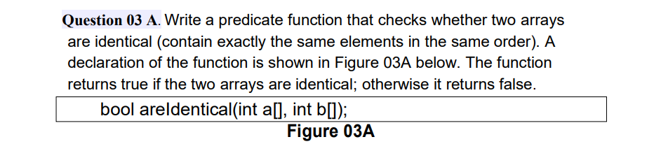 Solved Write a predicate function that checks whether two | Chegg.com