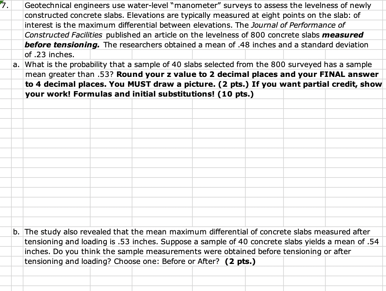 Solved 3. Geotechnical engineers use water-level "manometer" | Chegg.com