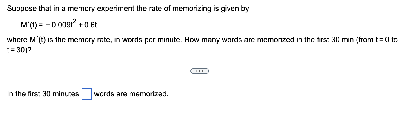 Solved Suppose that in a memory experiment the rate of | Chegg.com