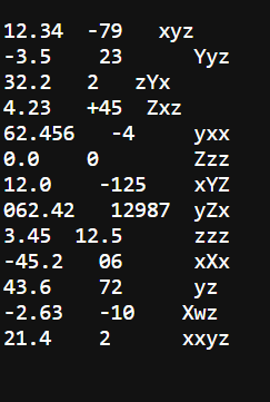 Solved Write a Python program that reads a file each line of | Chegg.com