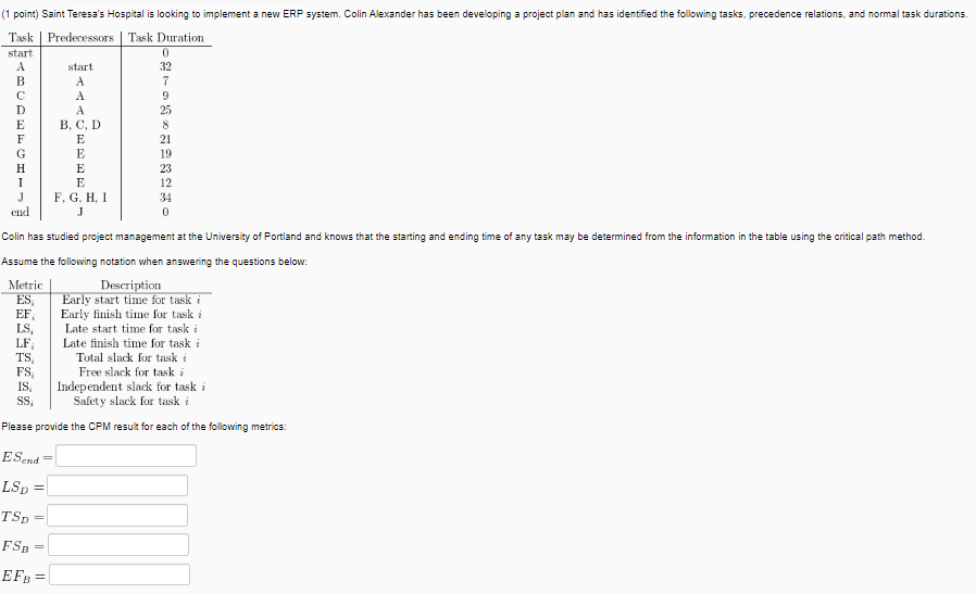 Solved Assume the following notation when answering the | Chegg.com