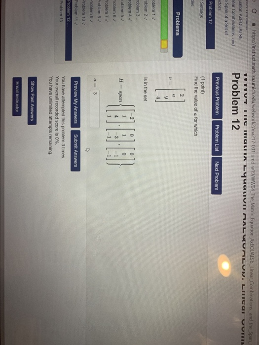 Solved webwork ma217-001-umd-w19 / wwo2 finding vector | Chegg.com