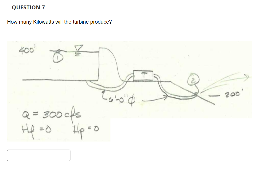 Solved How many Kilowatts will the turbine produce? | Chegg.com