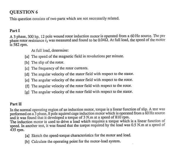Solved QUESTION 6 ﻿This question consists of two parts which | Chegg.com