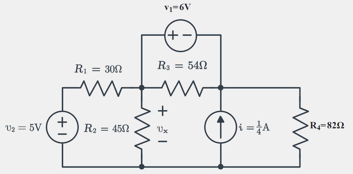 Solved Using supernodes, solve the exercise and also explain | Chegg.com