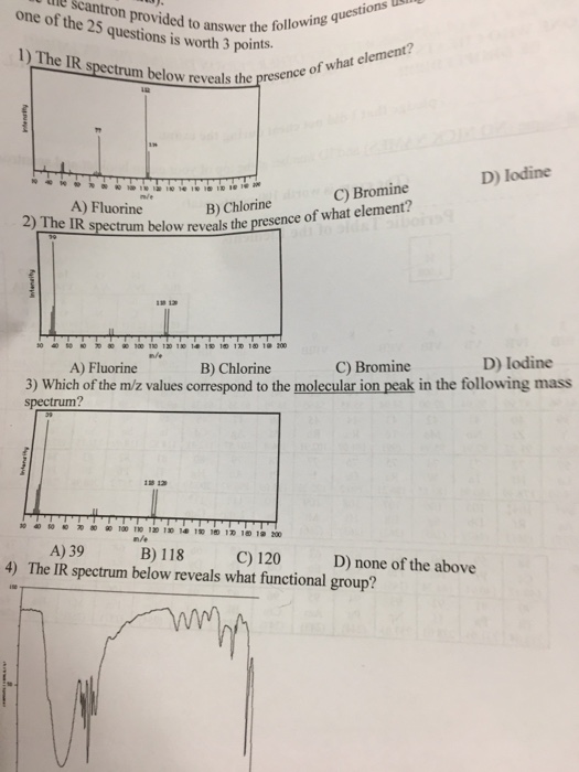Solved The IR spectrum below reveals the presence of what | Chegg.com