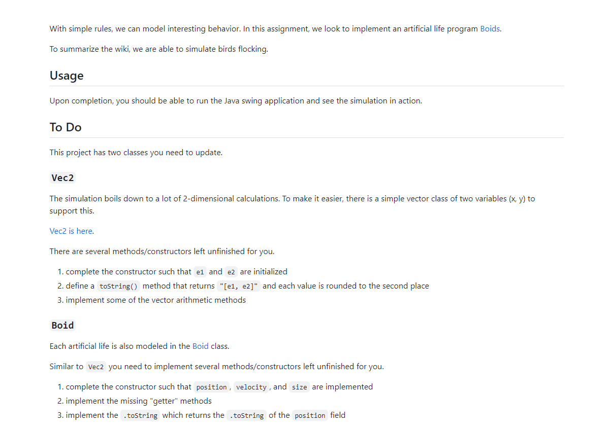 boids Qu Boids :With simple rules, we can model | Chegg.com