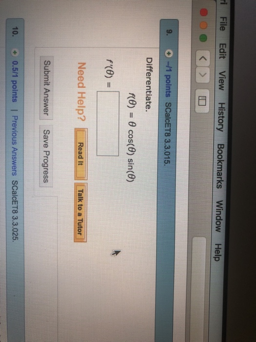 Solved File Edit View History Bookmarks Window Help 9. O-/1 | Chegg.com