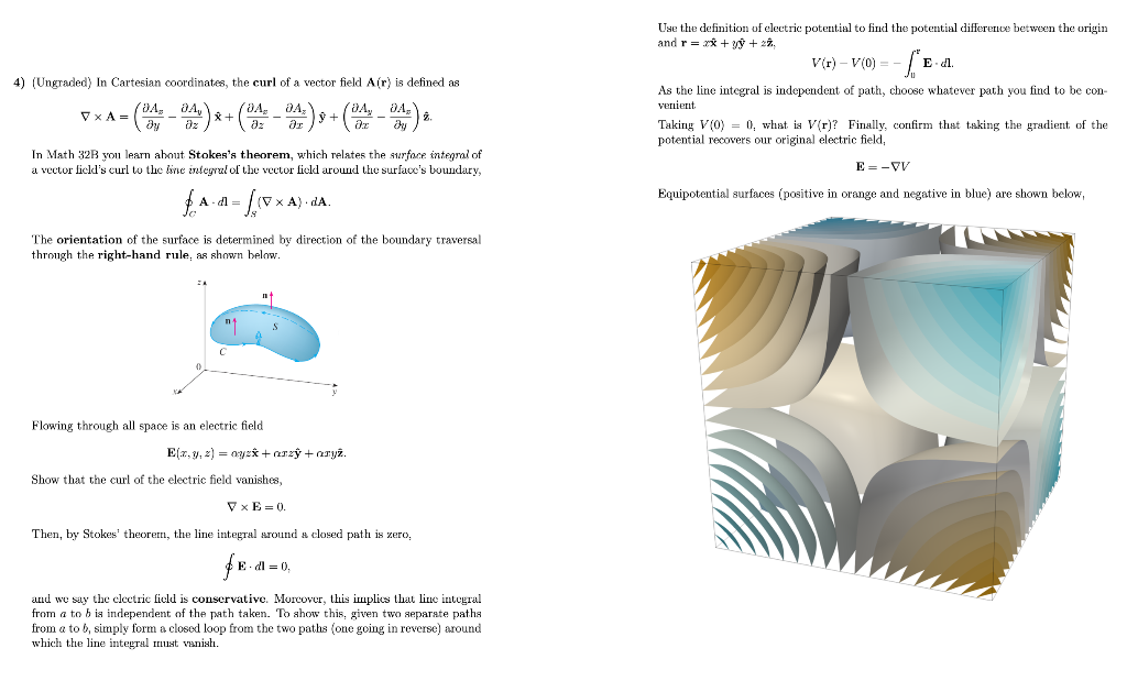 Solved LE 4) (Ungraded) In Cartesian coordinates, the curl | Chegg.com