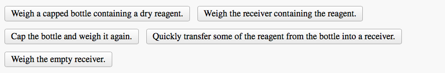 Solved Explain the process of weighing by difference by | Chegg.com