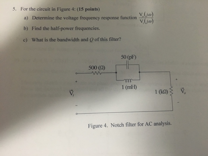 Solved For the circuit in Figure 4: Determine the voltage | Chegg.com