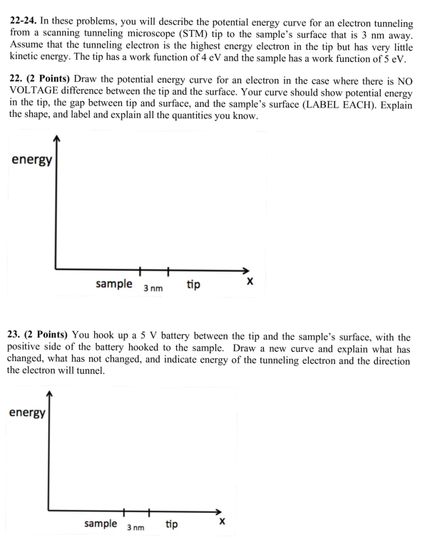 Solved 22-24. In these problems, you will describe the | Chegg.com