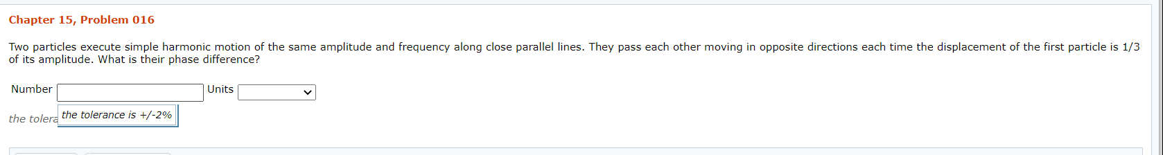 Solved Chapter 15, Problem 016 Two particles execute simple | Chegg.com