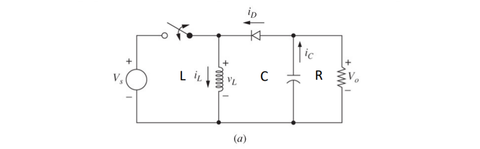 Solved elle R VL 2. Given the buck-boost converter shown | Chegg.com
