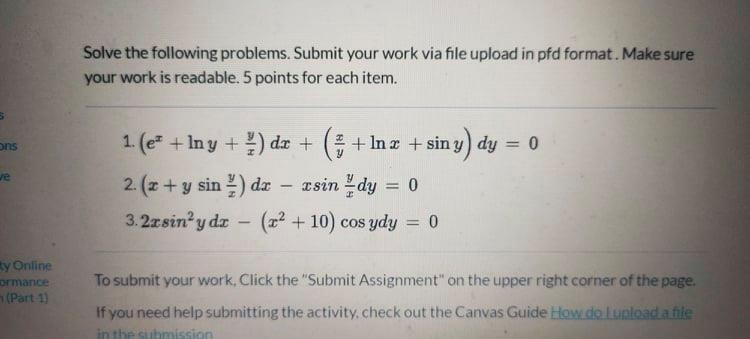 Solved Solve the Number 2 Problem Note: Give me a detailed | Chegg.com