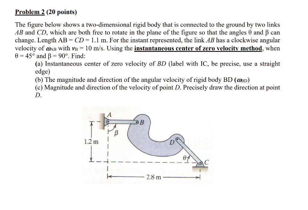 Solved Problem 2 (20 points) The figure below shows a | Chegg.com