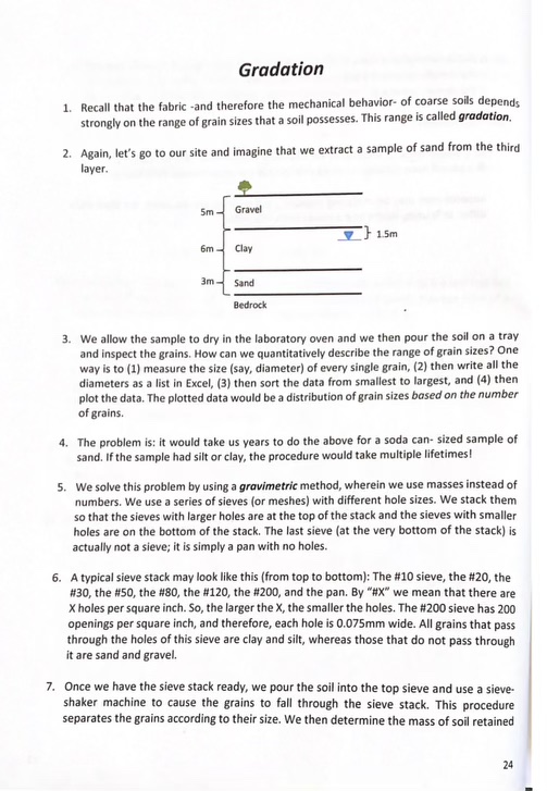 Solved Use Excel to create a plot of hydrostatic pore | Chegg.com