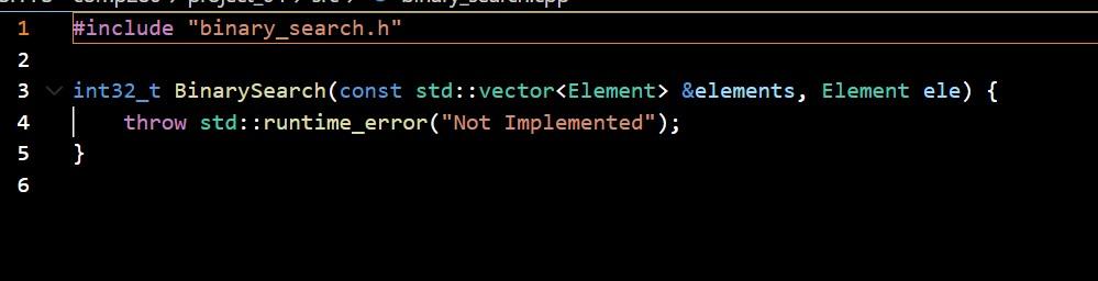 Solved 4. SECTION 3 - IMPLEMENT BINARY SEARCH 4.1 OVERVIEW | Chegg.com
