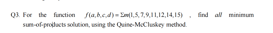 Solved Q3. For the function | Chegg.com