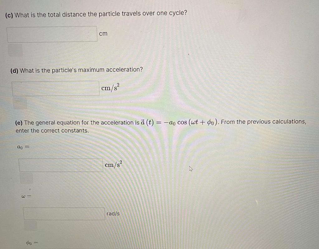 Solved 0 points possible (ungraded) A particle's velocity | Chegg.com