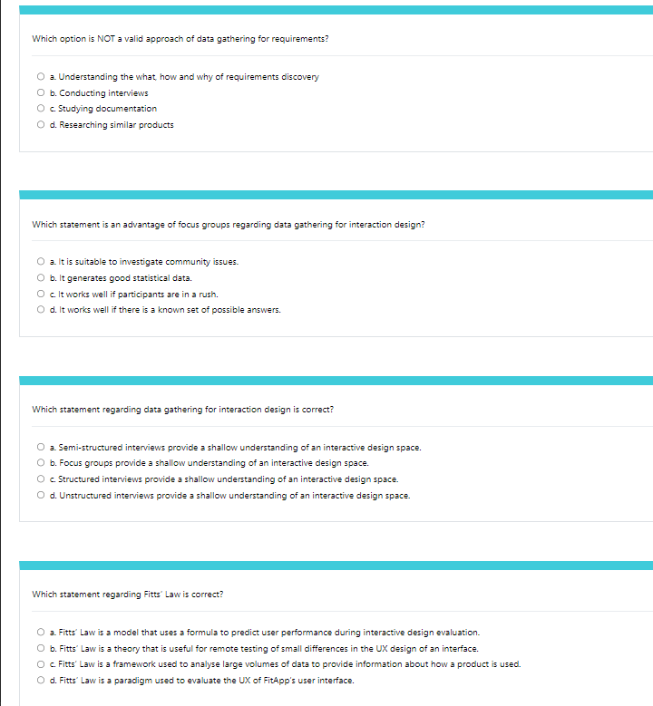 Solved Which option is NOT a valid approach of data | Chegg.com