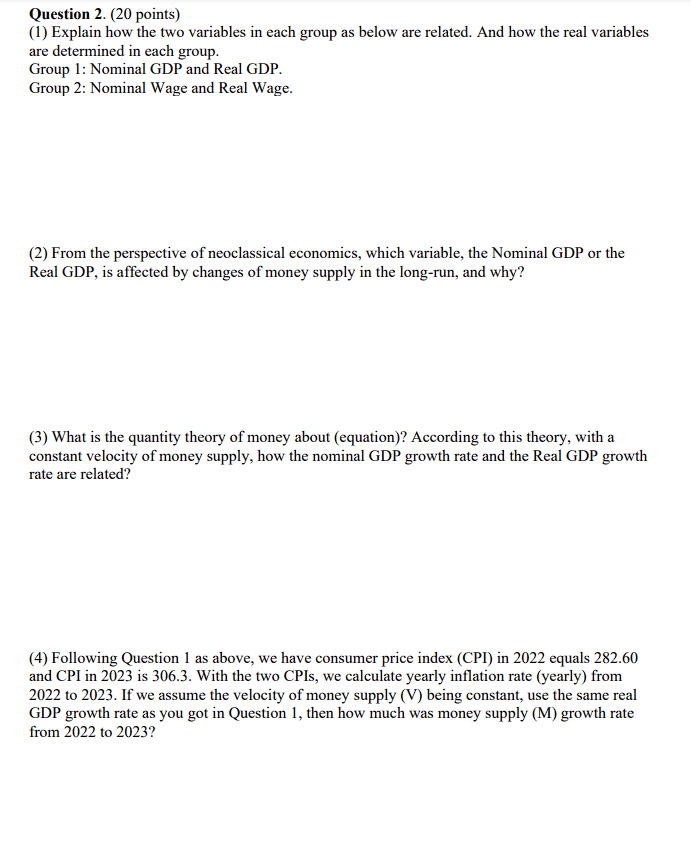 Solved Question 1 20 Points 1 Suppose Average Cost Chegg