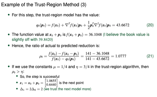 Example of the Trust-Region Method (1) - Consider the | Chegg.com