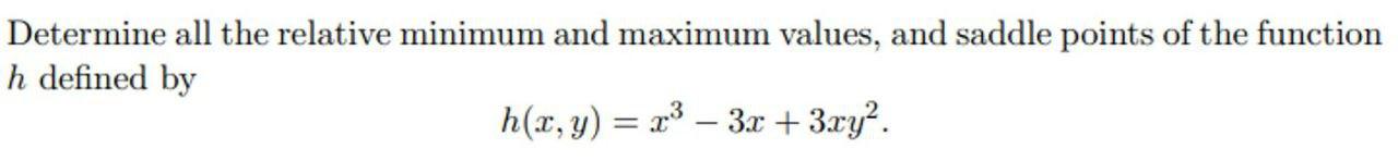 Solved Determine all the relative minimum and maximum | Chegg.com