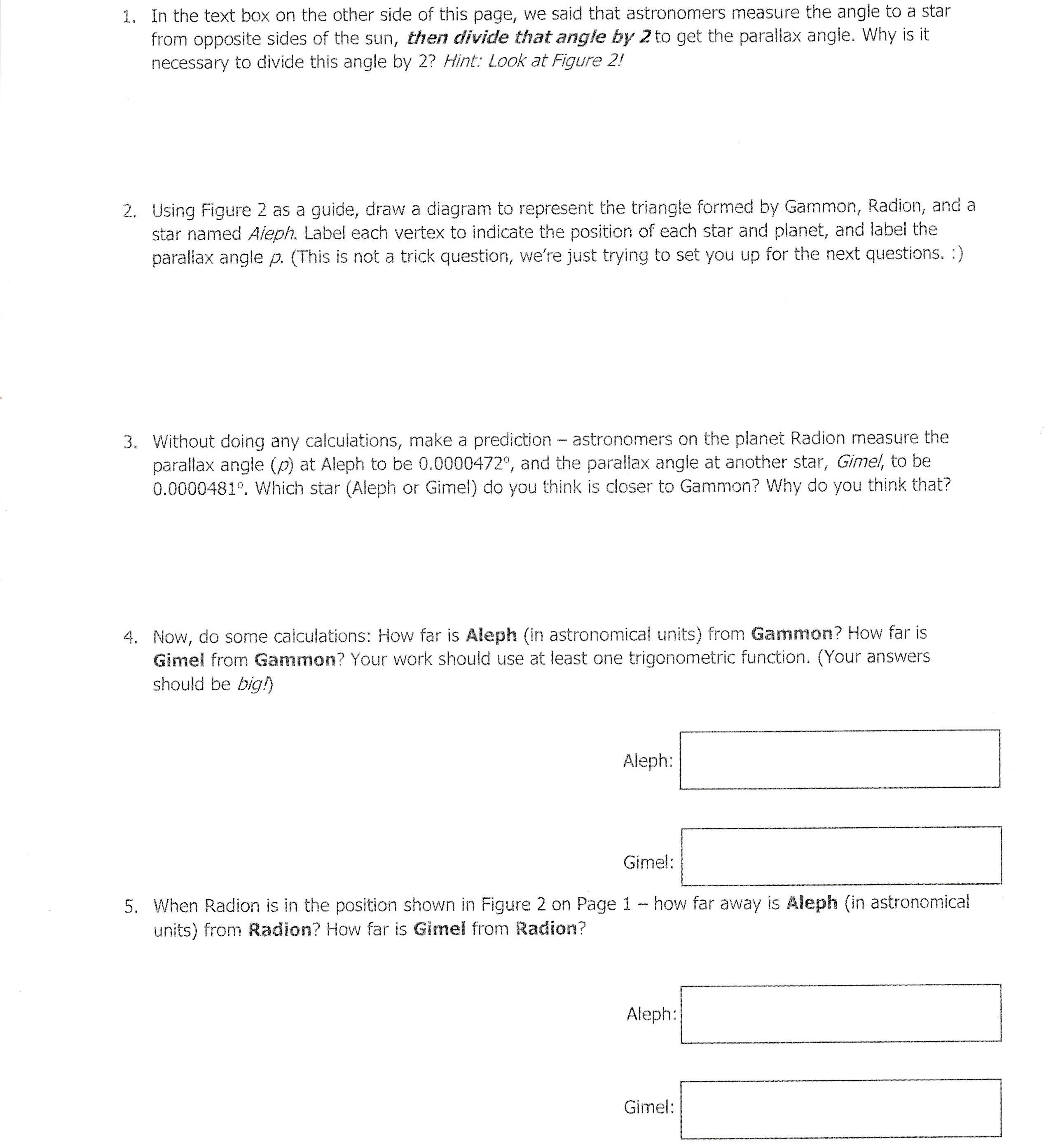 Solved A strategy commonly used to determine large distances | Chegg.com
