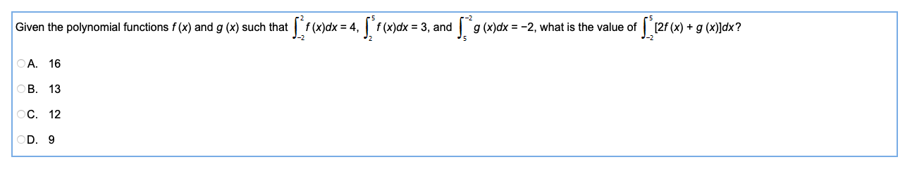 Solved Given the polynomial functions f(x) and g(x) such | Chegg.com