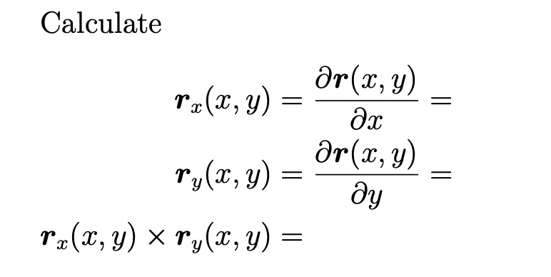 Solved Calculate rx(x, y) ry(x, y) = rx(x, y) × ry(x, y) = = | Chegg.com