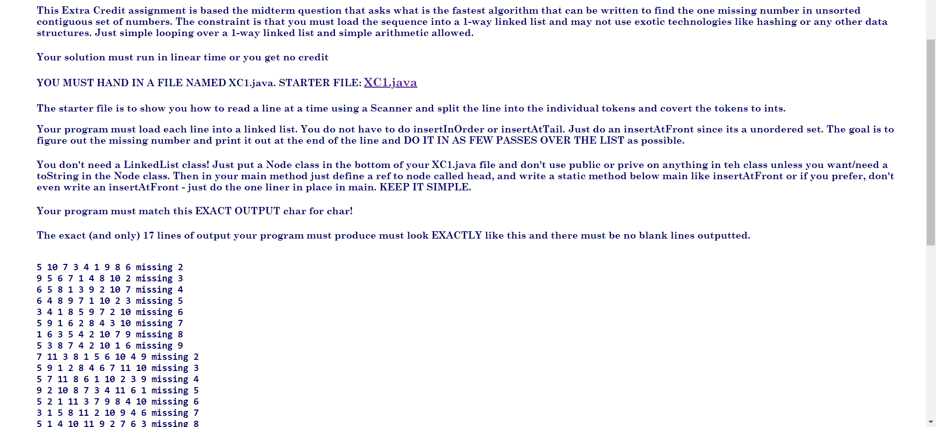 structures. Just simple looping over a 1-way linked | Chegg.com