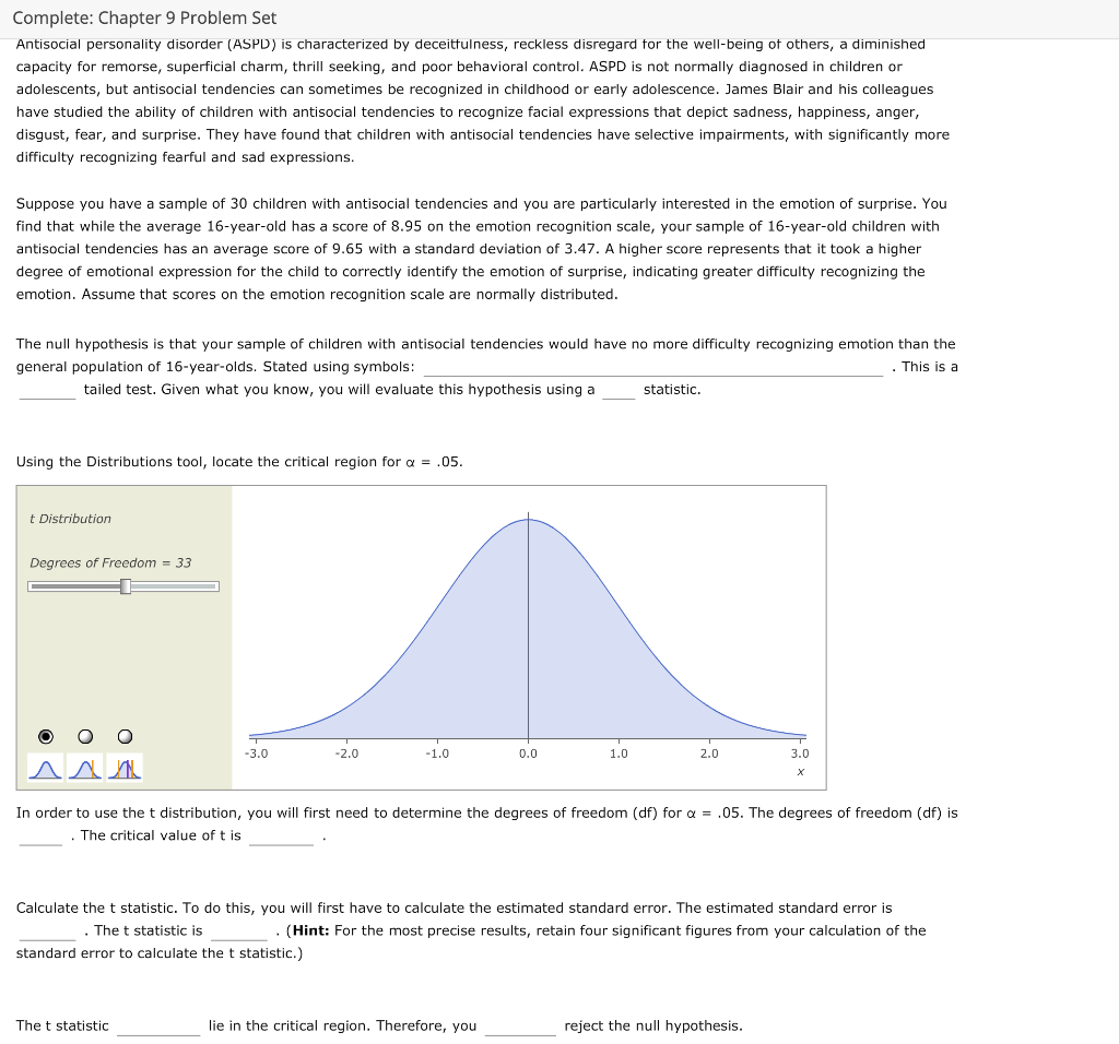 Solved Complete: Chapter 9 Problem Set Antisocial | Chegg.com
