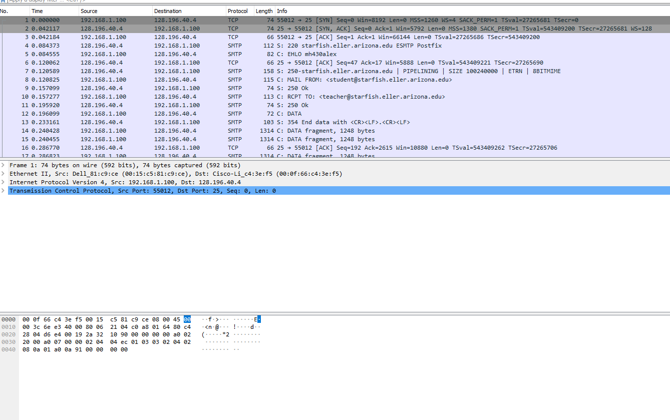 This project involves analysis of two packet capture | Chegg.com