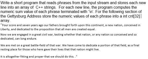 Solved Write a short program that reads phrases from the | Chegg.com