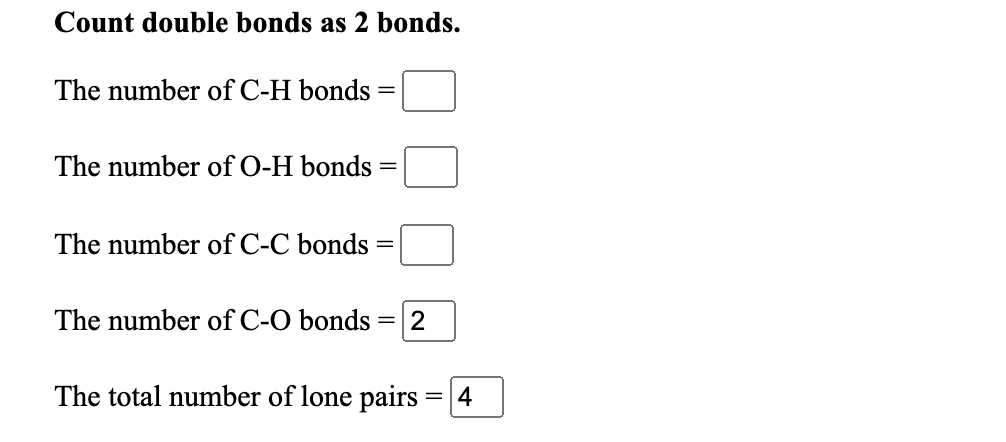Solved Think about the Lewis structure for the C2H4O2 | Chegg.com