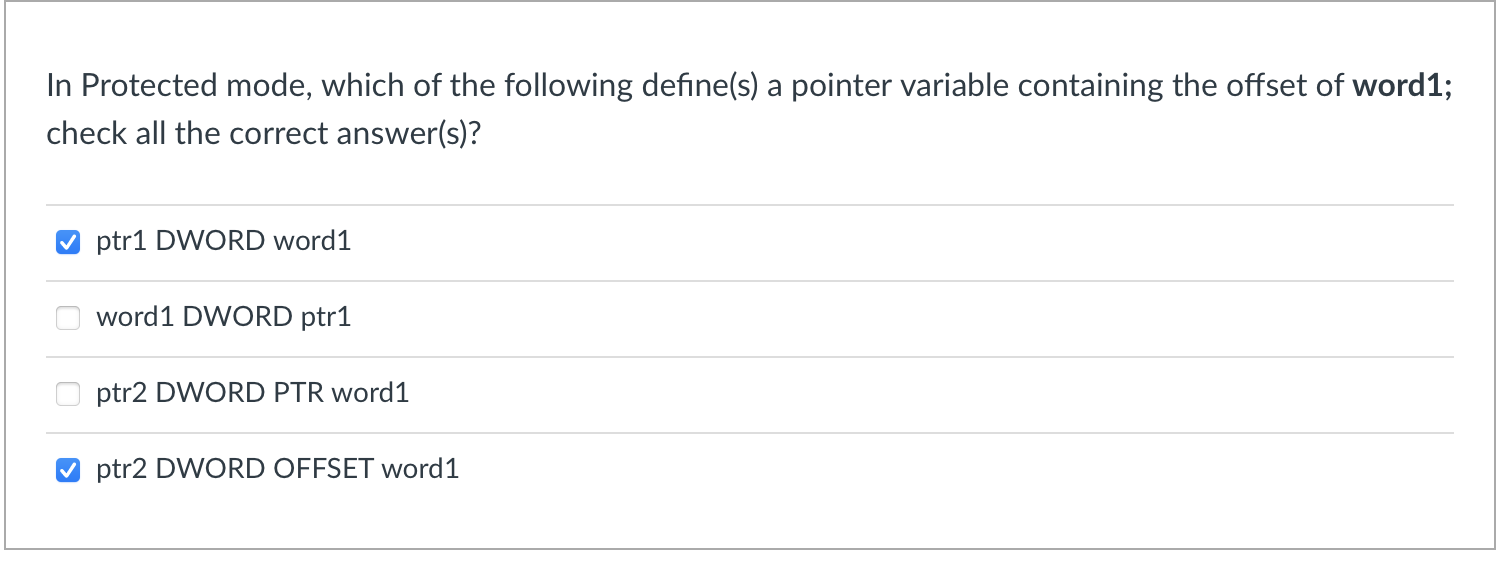 Solved is option A and D both correct or is it just option | Chegg.com