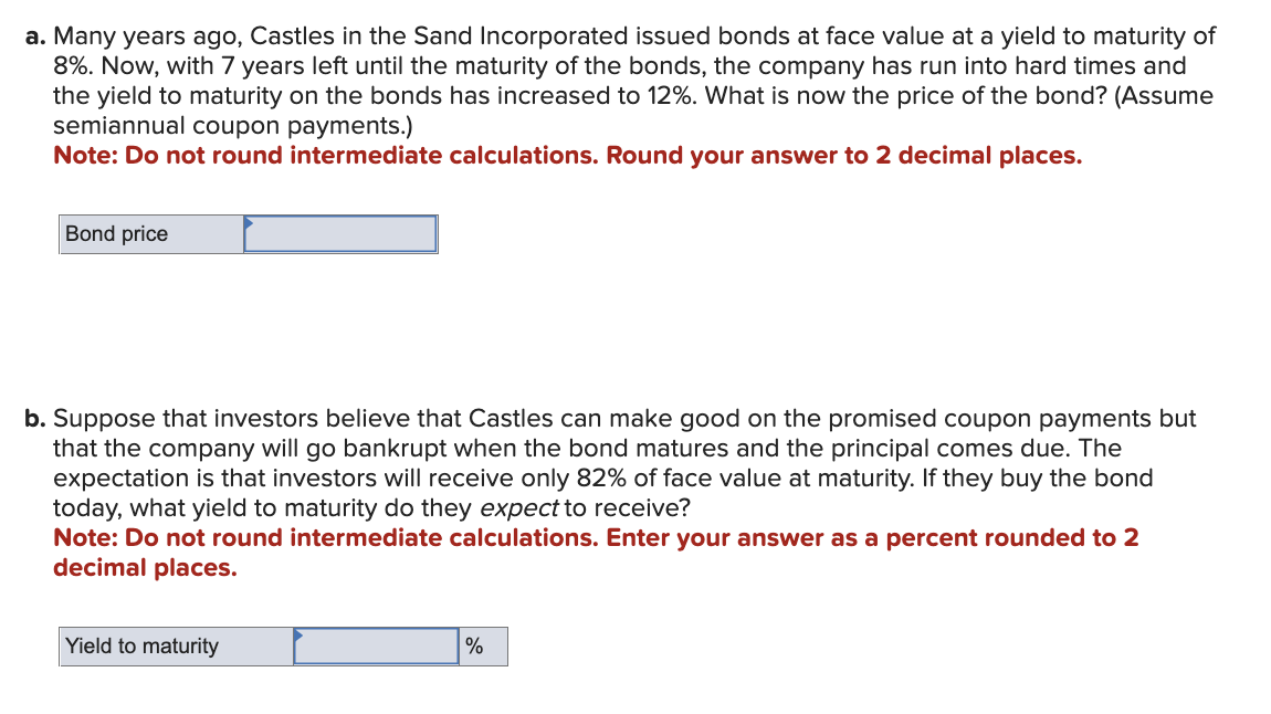 Solved a. Many years ago, Castles in the Sand Incorporated | Chegg.com
