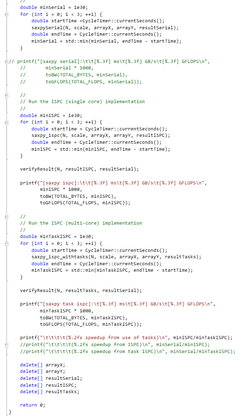 Solved Program 5: BLAS saxpy Program 5 is an implementation | Chegg.com