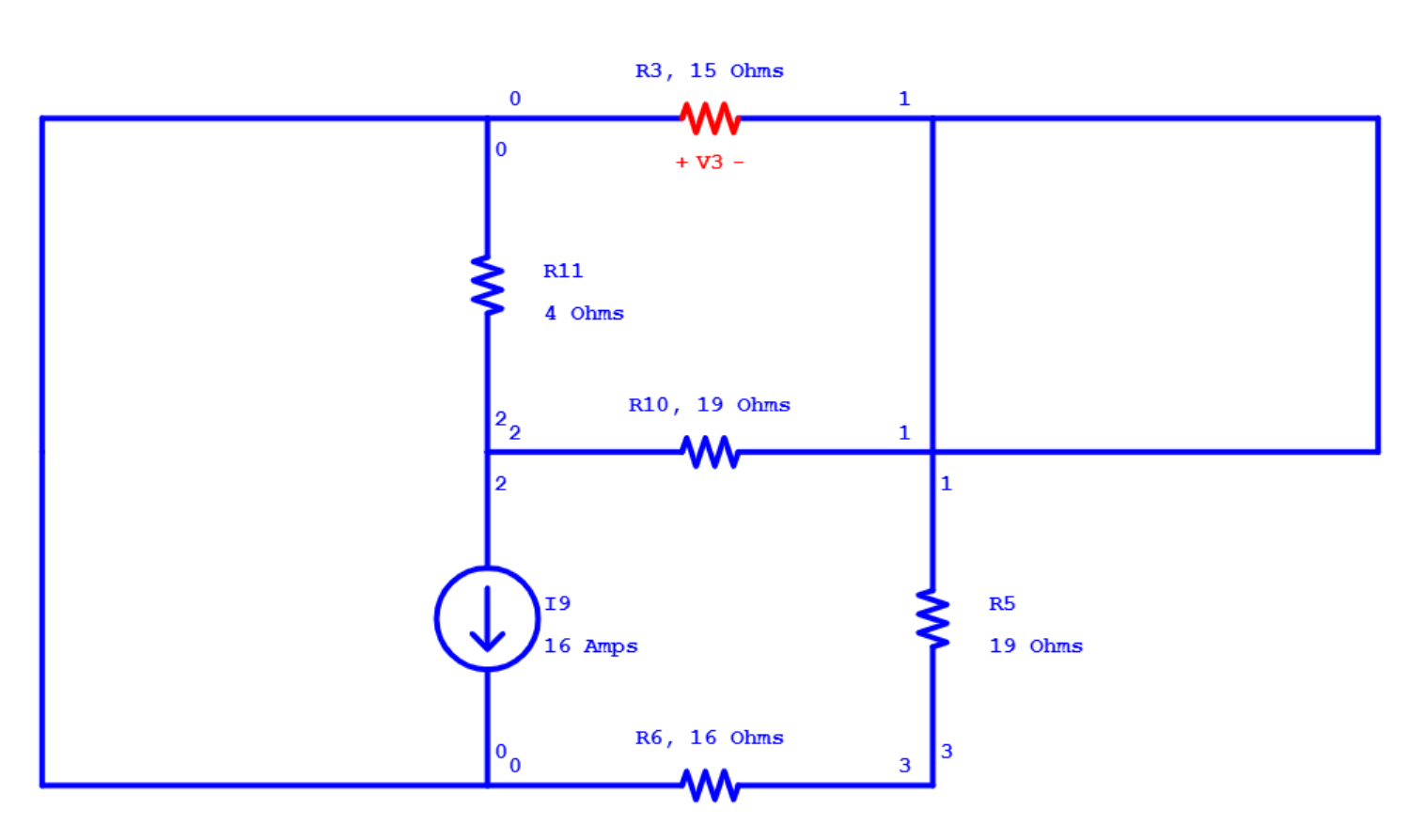 Solved Find the voltage across R3, ﻿R11, ﻿R10, ﻿I9, ﻿R5, | Chegg.com
