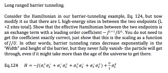 Long ranged barrier tunneling. Consider the | Chegg.com