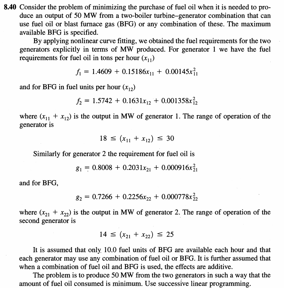 Solved 8.40 ﻿Consider the problem of ﻿minimizing the | Chegg.com