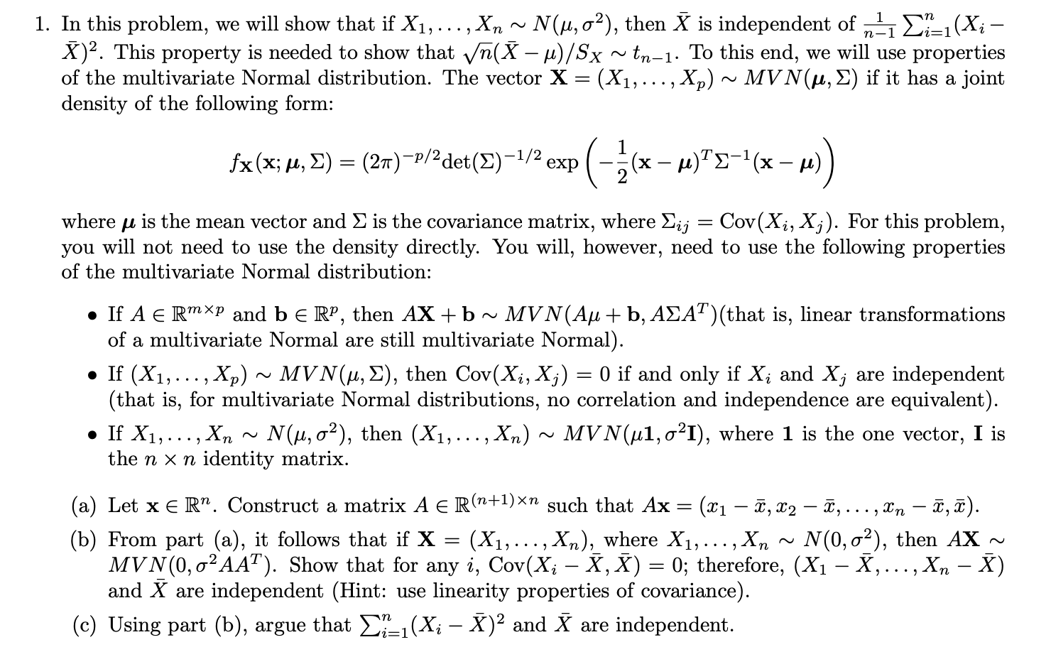 1. In this problem, we will show that if | Chegg.com