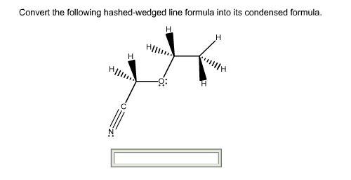 Solved Convert the following hashed-wedged line formula into | Chegg.com Solved Convert the following hashed-wedged line formula into | Chegg.com