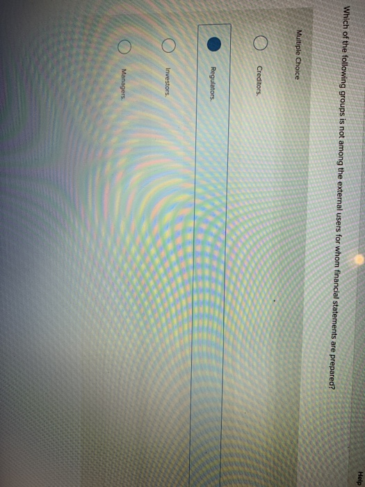 Solved Help Which of the following groups is not among the | Chegg.com