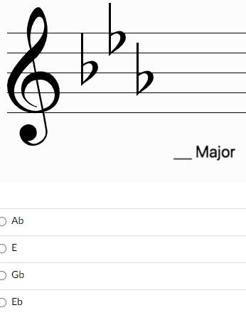 Solved 6 Major DAb DE Gb DEb у Major ОВ Eb OG ОВЫ | Chegg.com